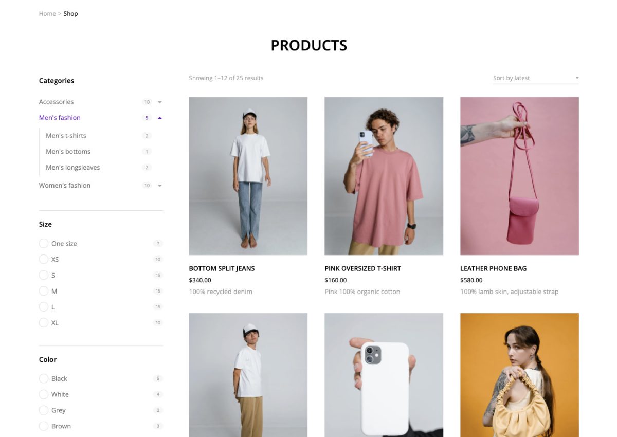 The7 Brand Shop – The7 Brand Shop – perfect starter template for your ...