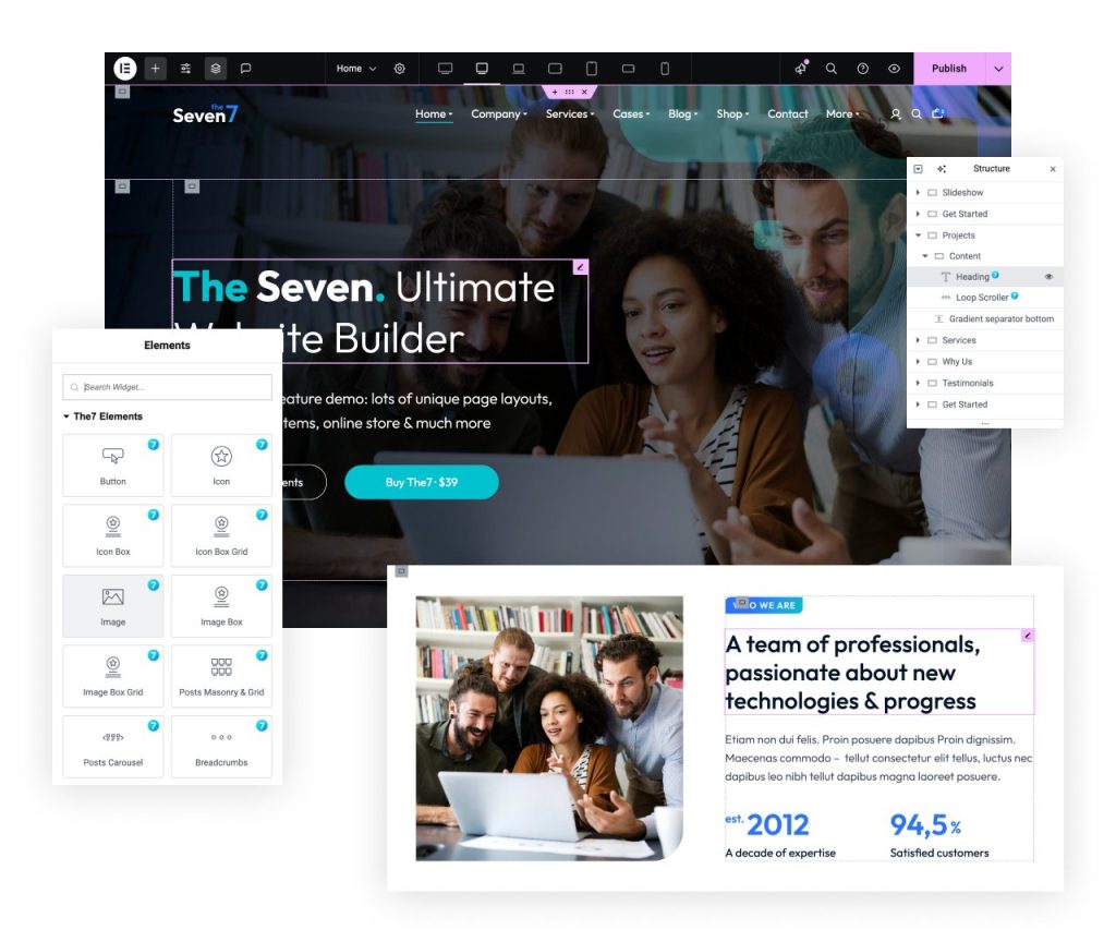 The7 – Ultimate Website & Online Store Builder